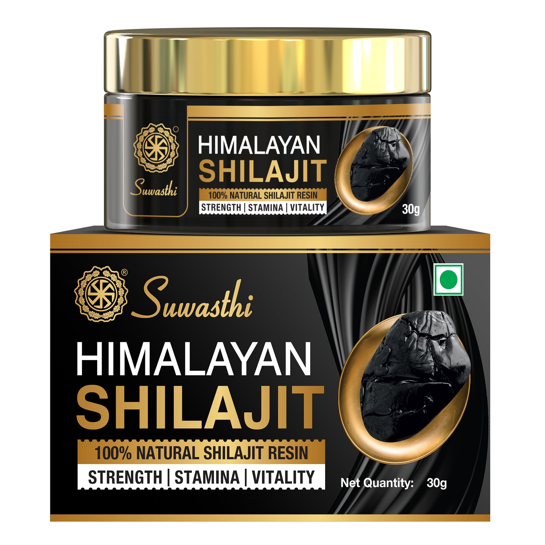 Suwasthi's Himalayan Shilajit - 30 gms – suwasthiStore