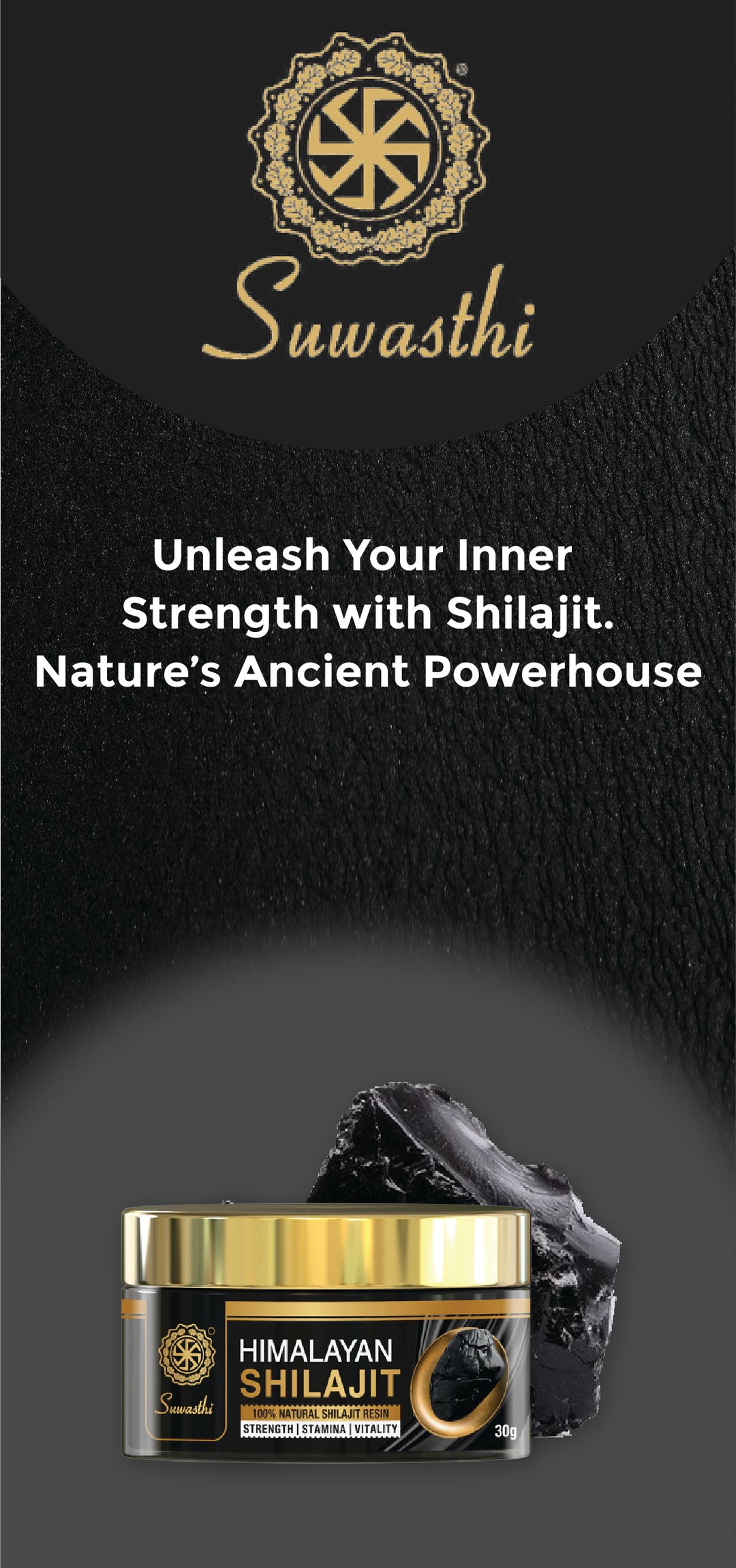 Suwasthi's Himalayan Shilajit - 30 gms – suwasthiStore